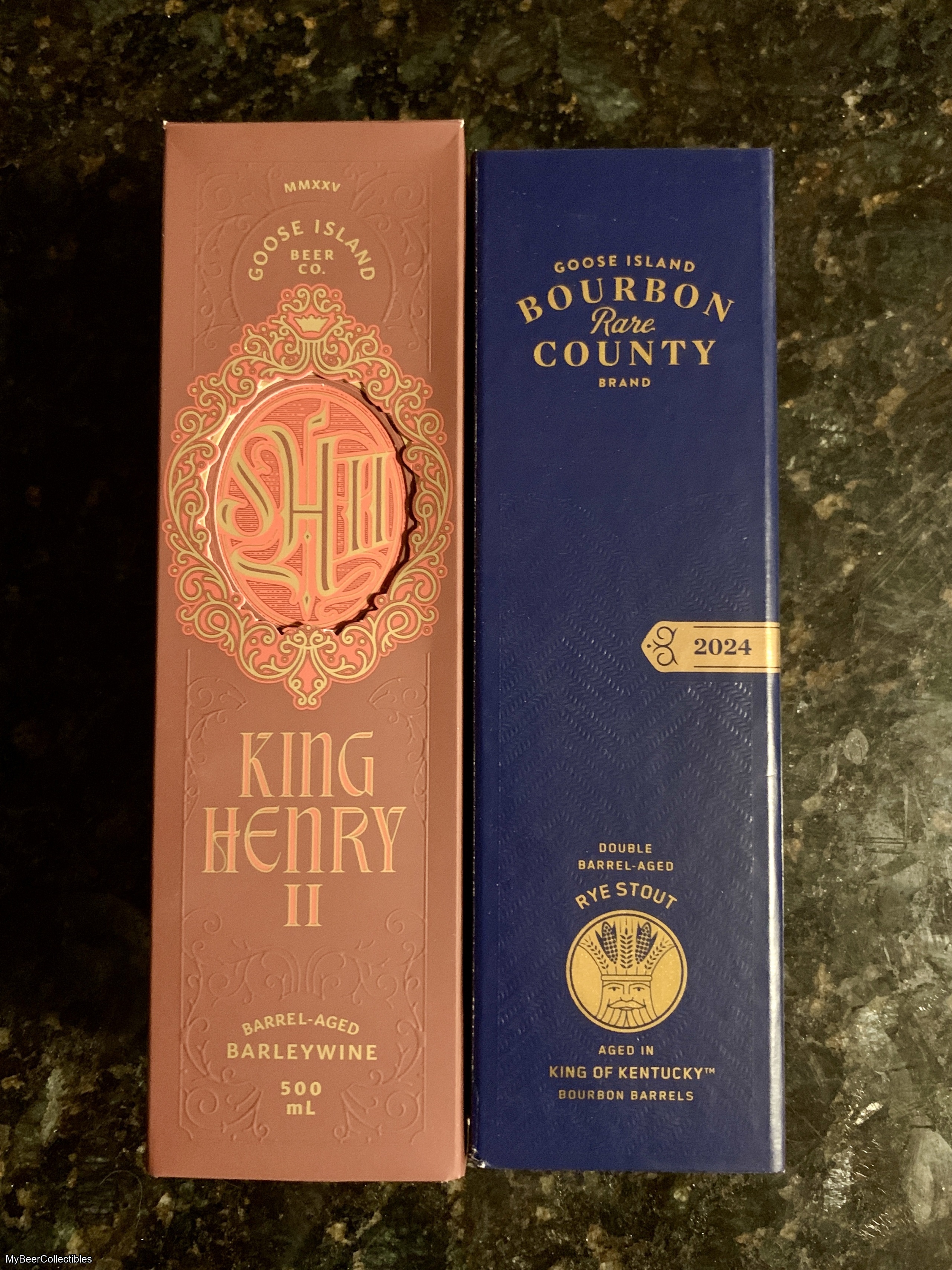 LOT of 2: Bourbon County Brand RARE Stout 2024 and KING HENRY II ...